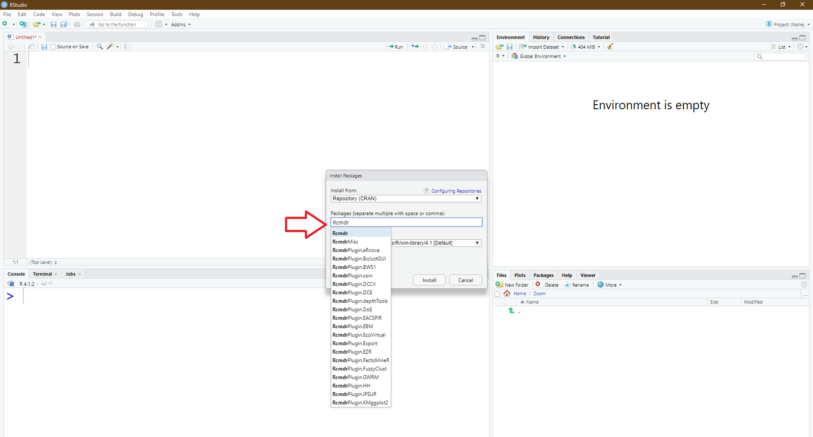 Install R Commander Windows Easy 2 Mins Guide Ampersand Tutorials
