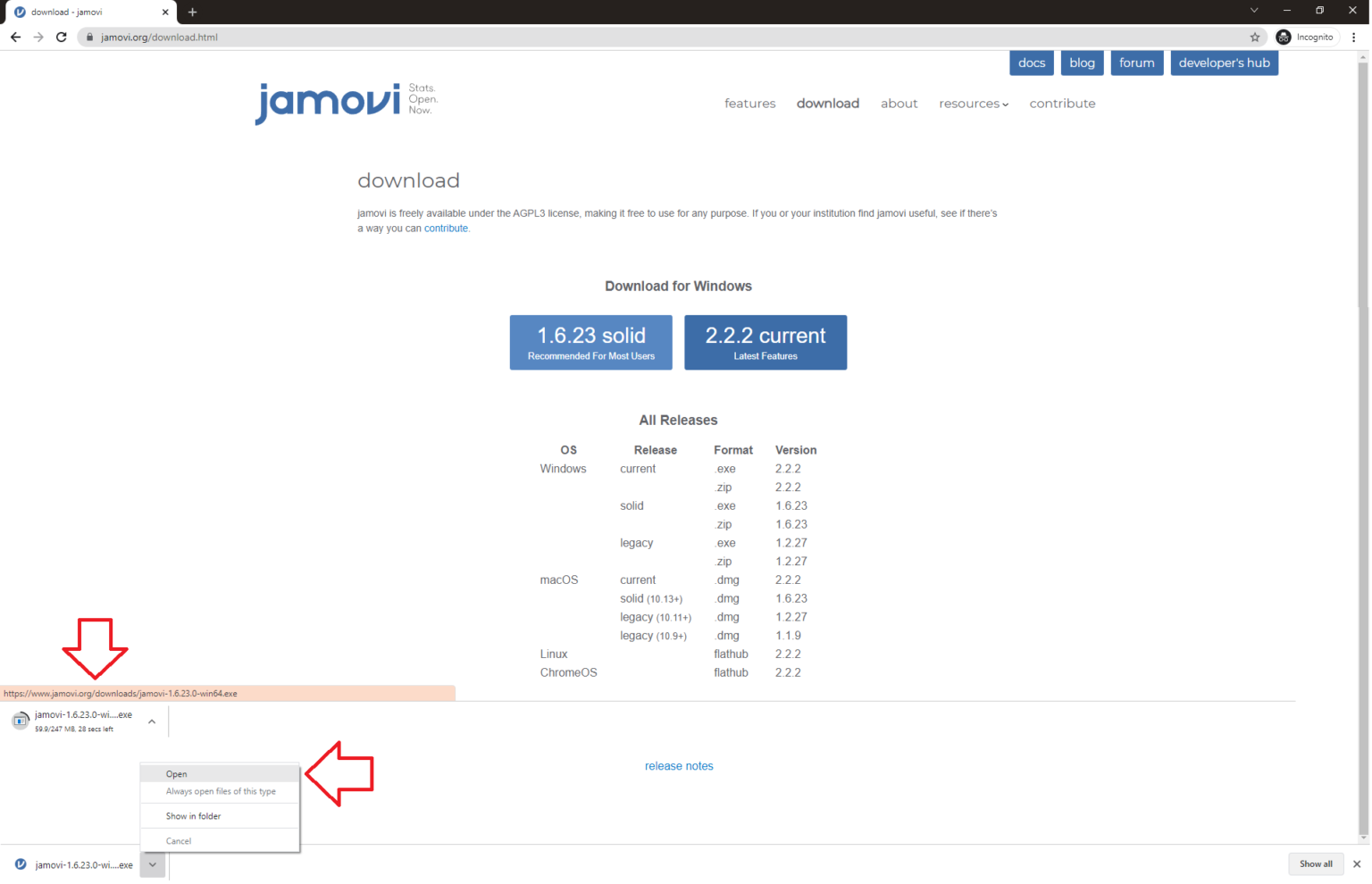 Install jamovi in Windows - Easy 8 steps - Ampersand Tutorials